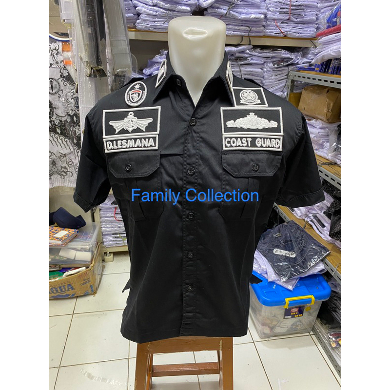 Jual SERAGAM COAST GUARD + BORDIR TIMBUL | Shopee Indonesia