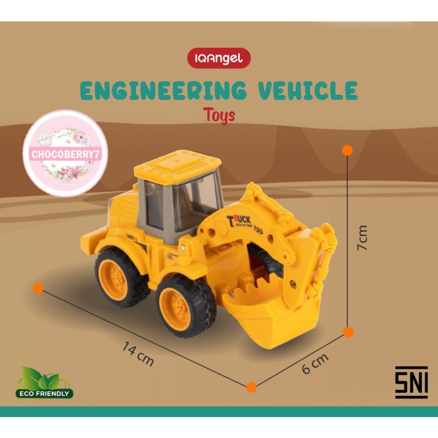 Jual IQ Angel Engineering Vehicle Toys Mainan Edukasi Anak Mainan ...