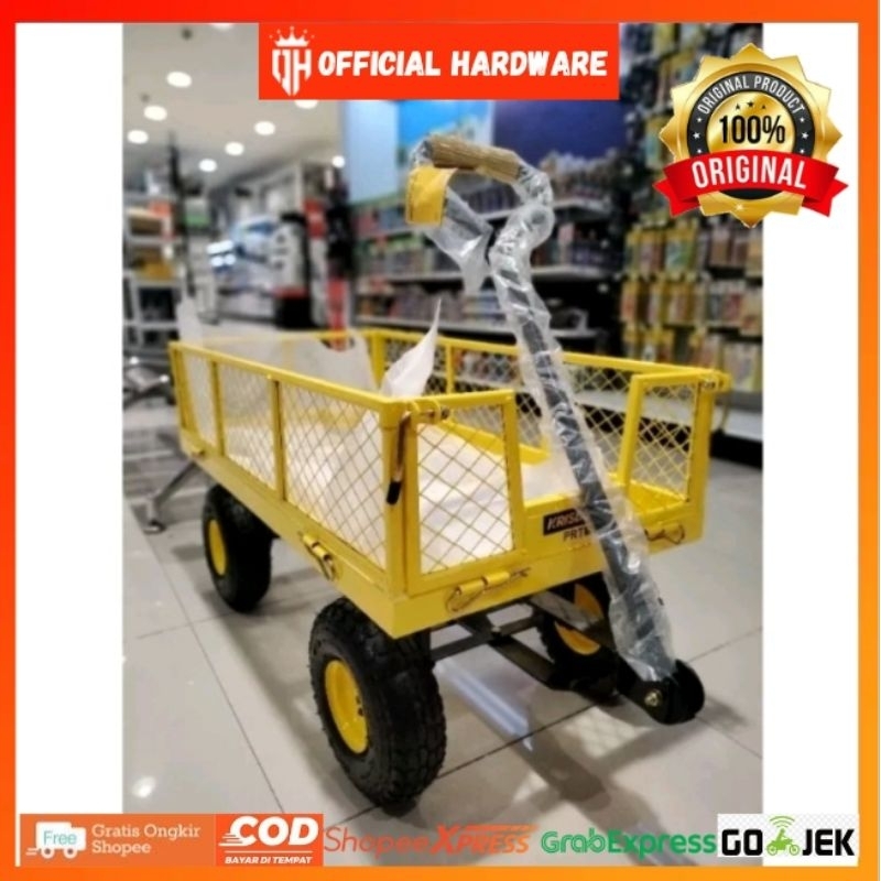 Jual trolley krisbow 300kg/troli krisbow/troli pengangkut barang ...