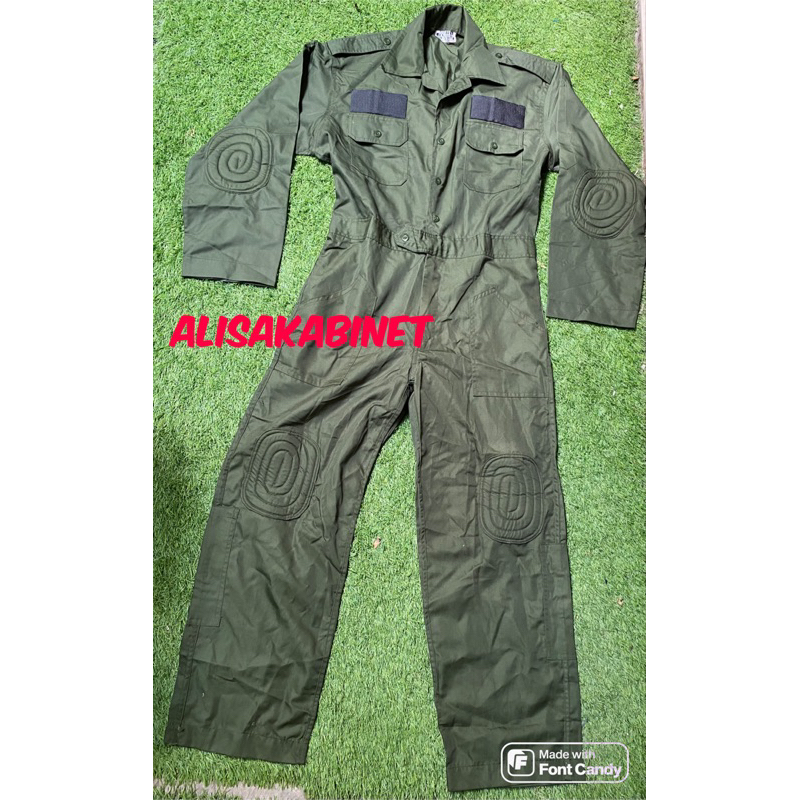 Jual Katelpack Wearpack Safety Hijau Jatah TNI AL | Shopee Indonesia