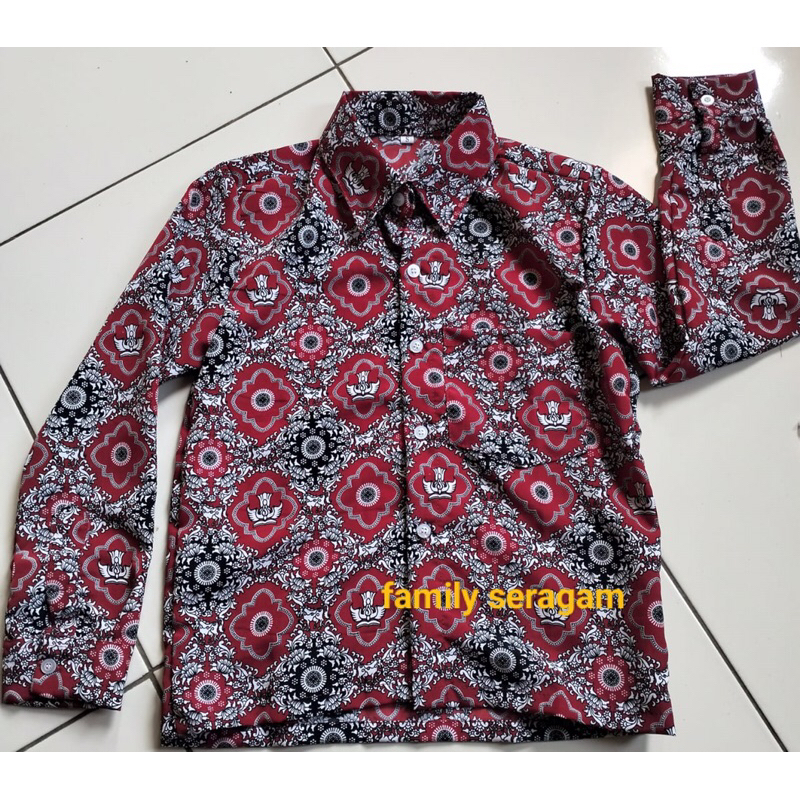 Jual Batik SD Negeri/Batik SD Nasional/Batik Seragam Sekolah/Batik Sd ...