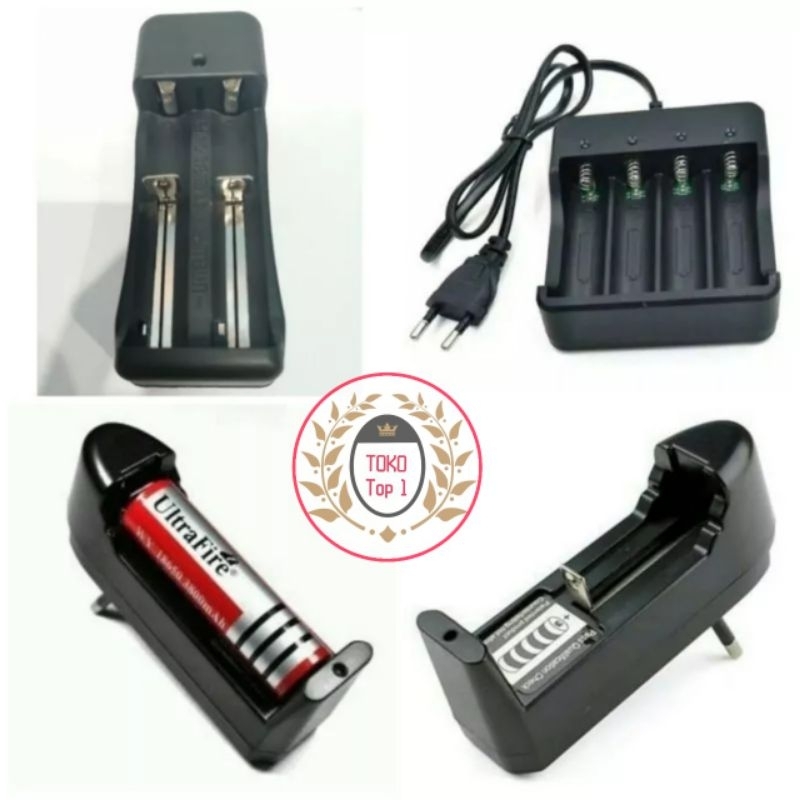 Jual Charger baterai universal 18650 / alat chas baterai swat isi 1 ...