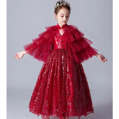 Jual GAUN PENGANTIN PEREMPUAN MERAH MENAKJUBKAN GAUN ANAK MERAH ...