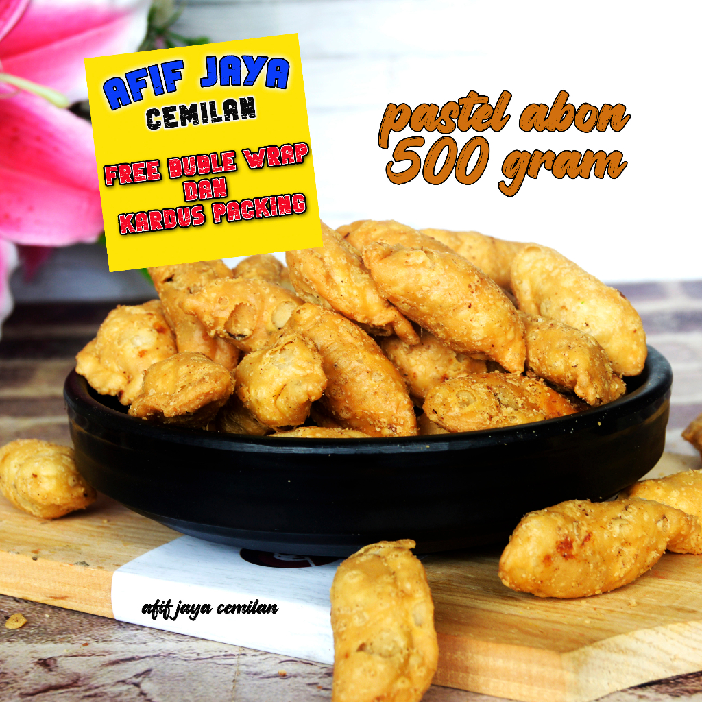 Jual Pastel Isi Abon Kering Premium Kiloan 500 Gram Afif Jaya Cemilan ...