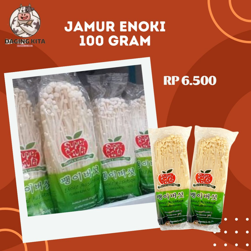 Jual Jamur Enoki Premium 100 Gram | Shopee Indonesia