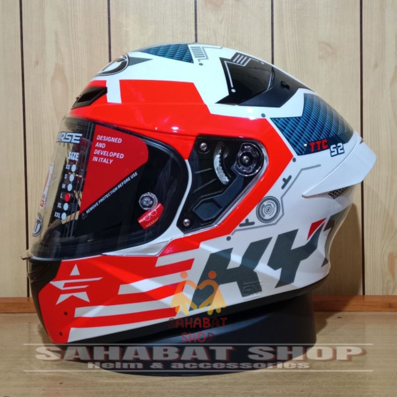 Jual HELM KYT TT COURSE MOTIF FUSELAGE RED GLOSSY | SINGLE VISOR | SNI/DOT | Shopee Indonesia