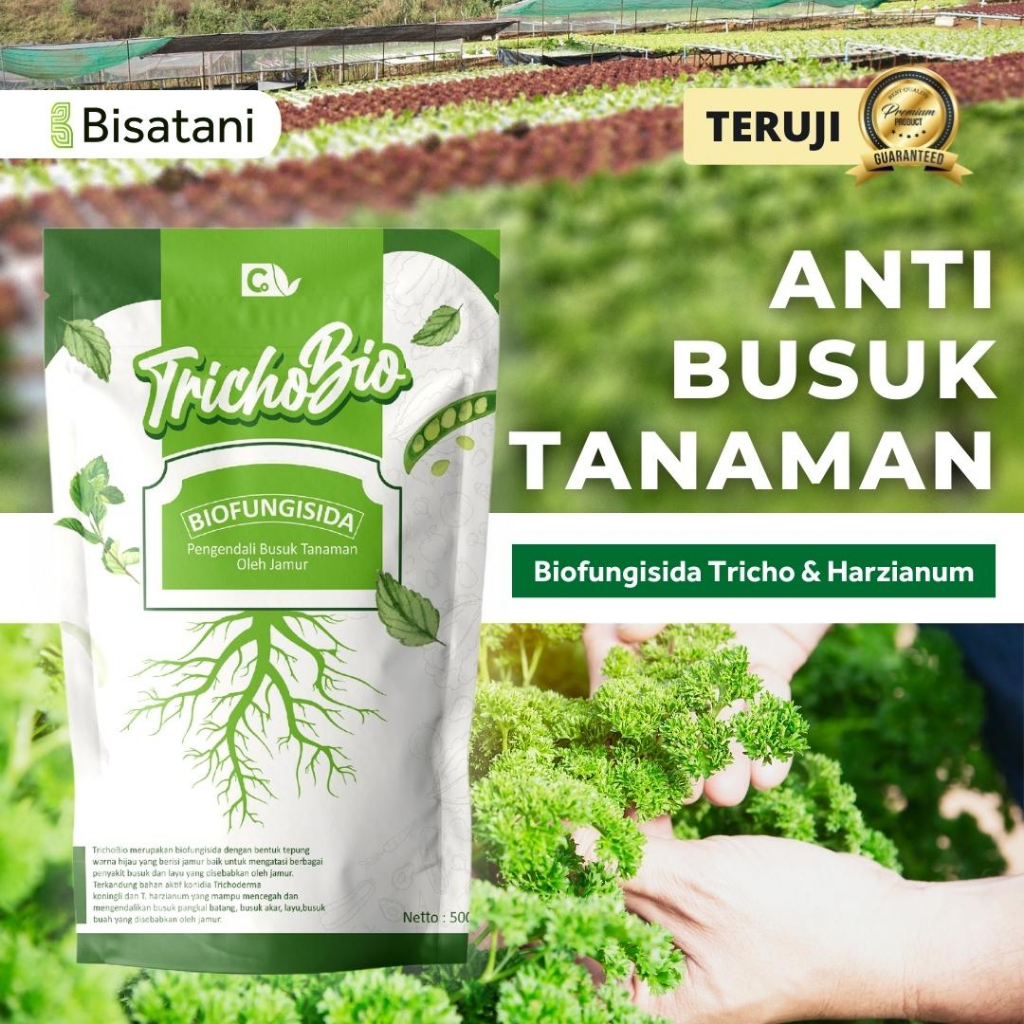 Jual Trichoderma 500 Gram - Pengendali Busuk Tanaman TRICHOBIO/ Pupuk Mengatasi Busuk Akar Daun ...