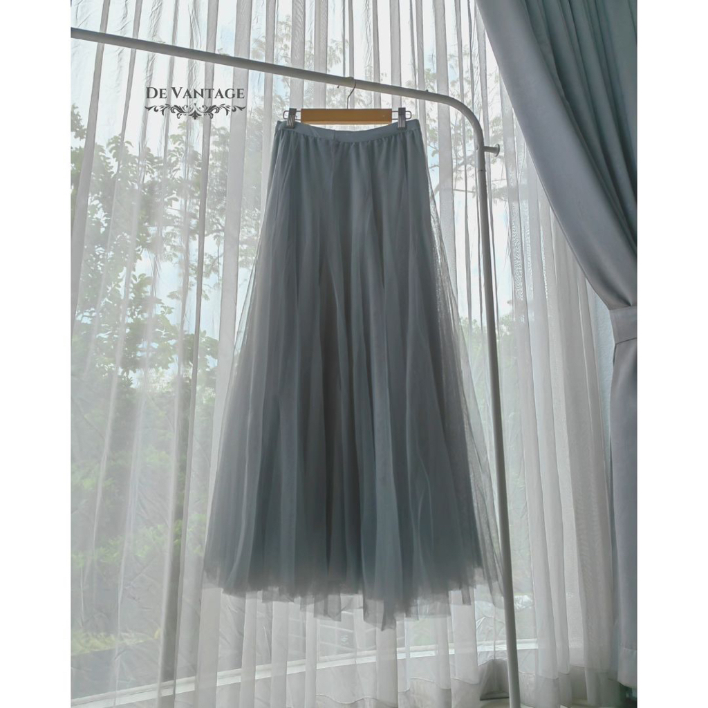 Jual Rok Tutu Panjang / Rok Maxi Polos / Plain Tulle Skirt | Shopee ...