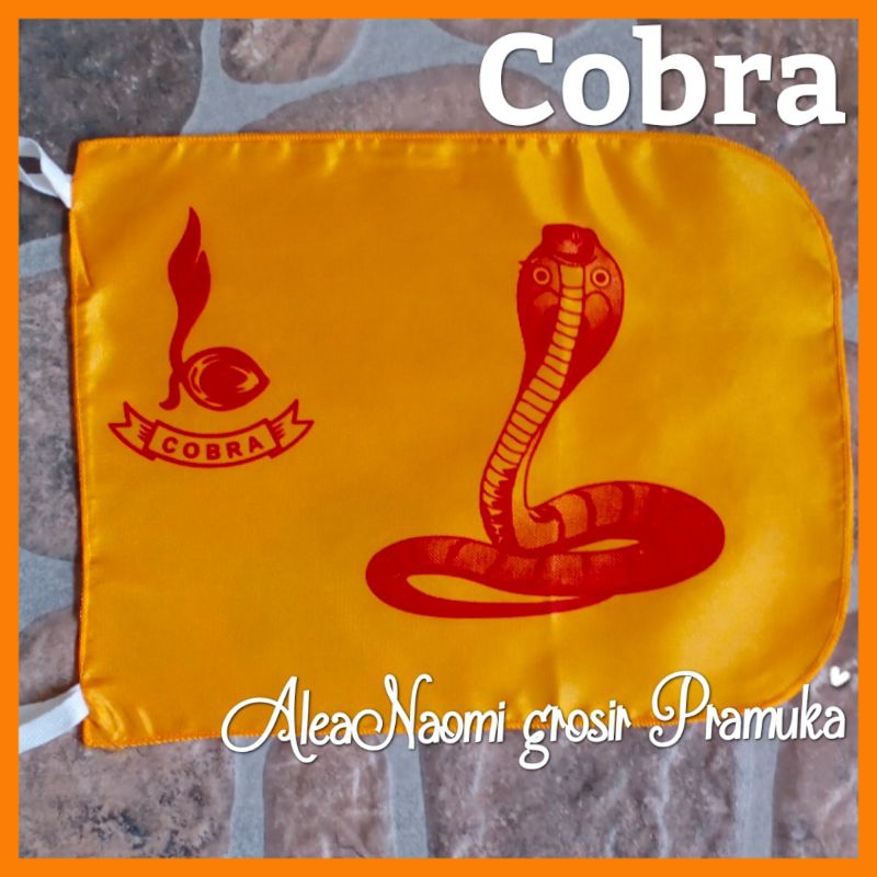 Jual Bendera regu pramuka putra hewan cobra bendera regu ular cobra ...
