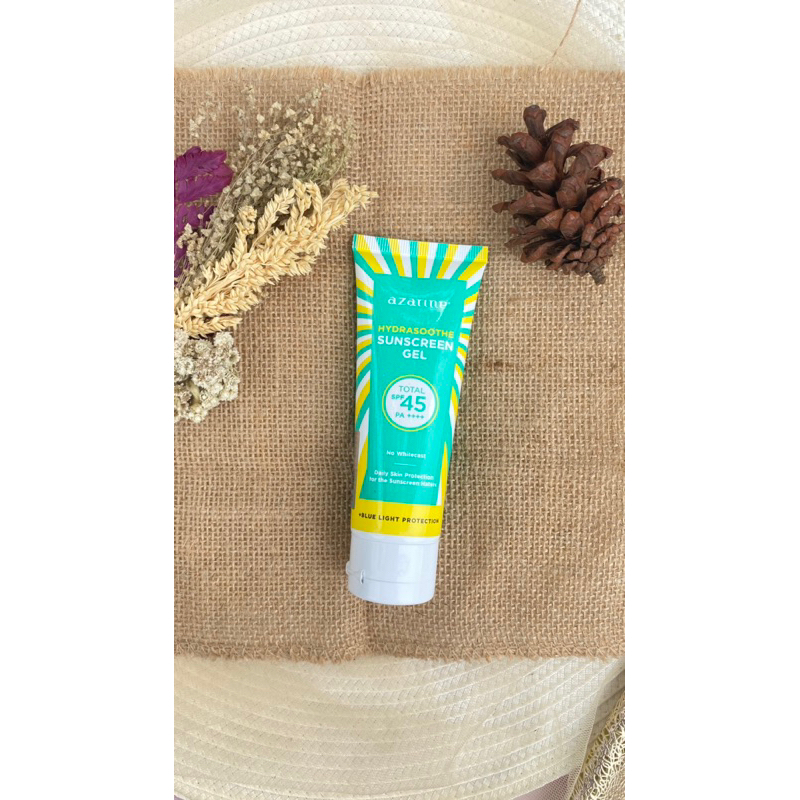 Jual AZARIN HYDRASOO THE SUNSCREEN GEL SPF 45PA++++(50ml) | Shopee ...