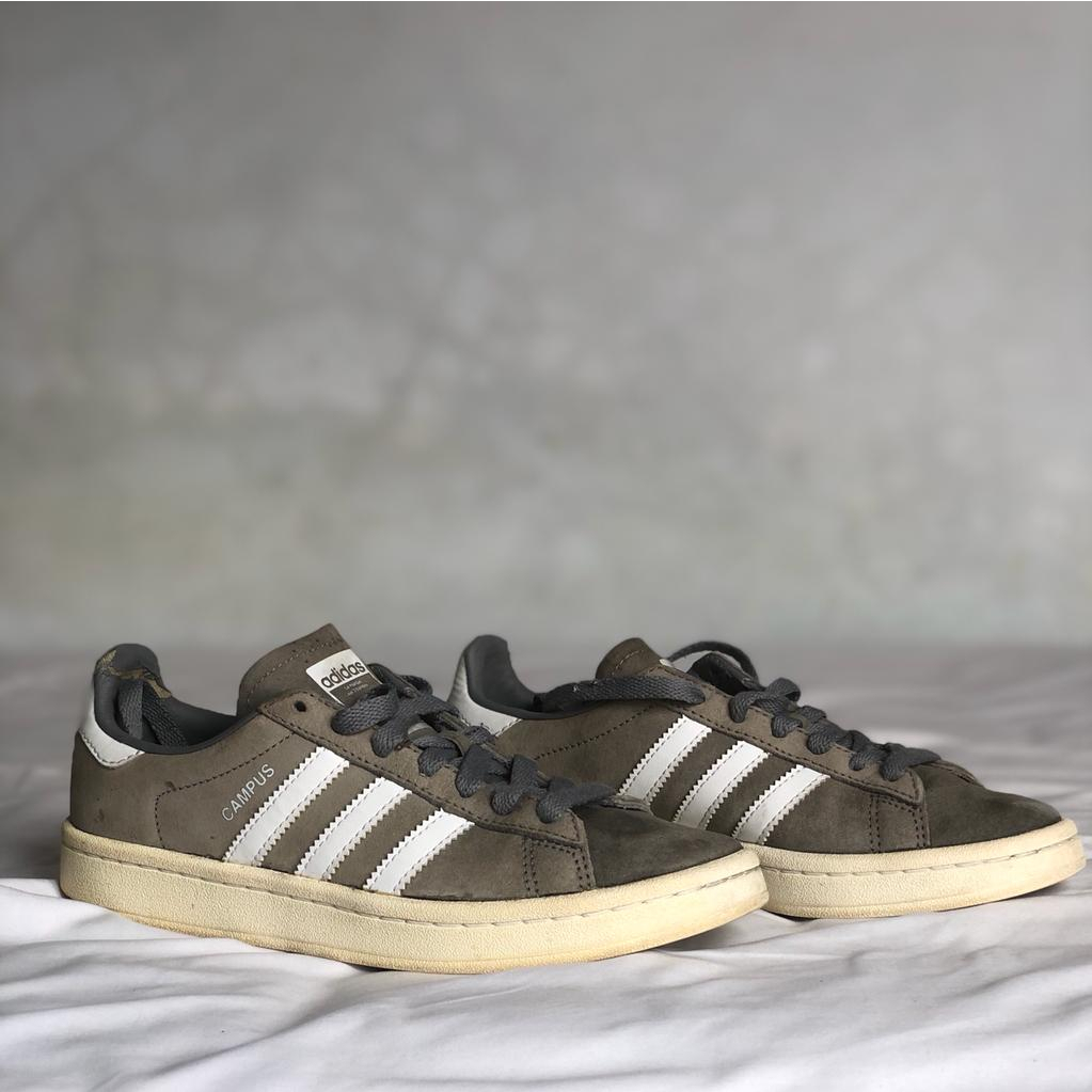 Jual Adidas Campus Gray (Second Hand) | Shopee Indonesia
