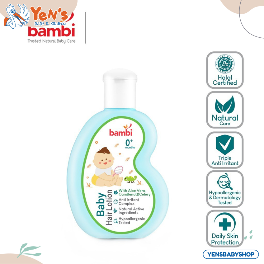 Jual Bambi Baby Hair Lotion 100ml - Vitamin Minyak Rambut Untuk ...