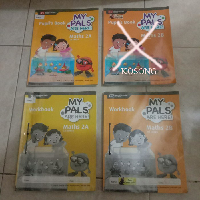 Jual MY PALS PUPIL'S BOOK 2A DAN WORKBOOK 2A 2B (dapat 3 buku sesuai ...