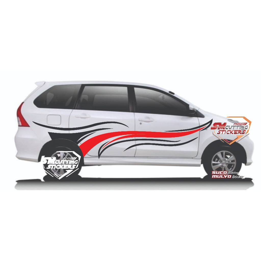 Jual STIKER MOBIL AVANZA STICKER GAMBAR BODY SAMPING PROMO TERBARU ...