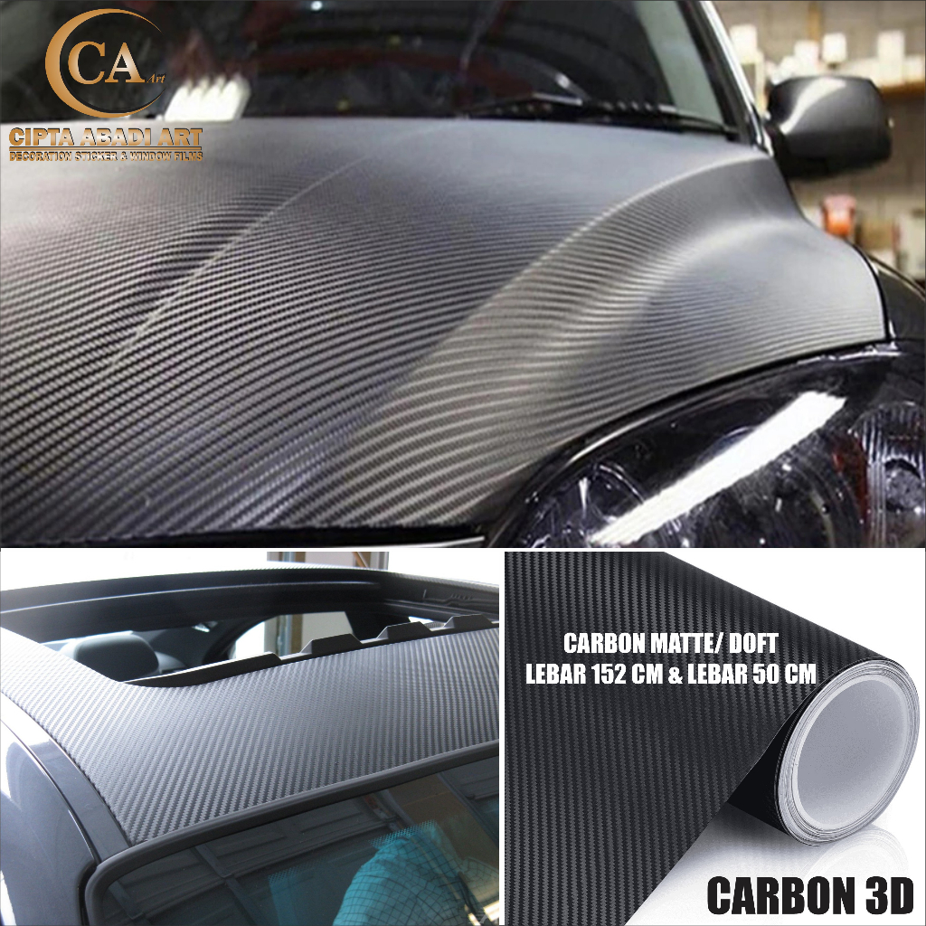 Jual Stiker Carbon Skotlet Karbon 3D Sticker Karbon Motor Mobil Ukuran ...