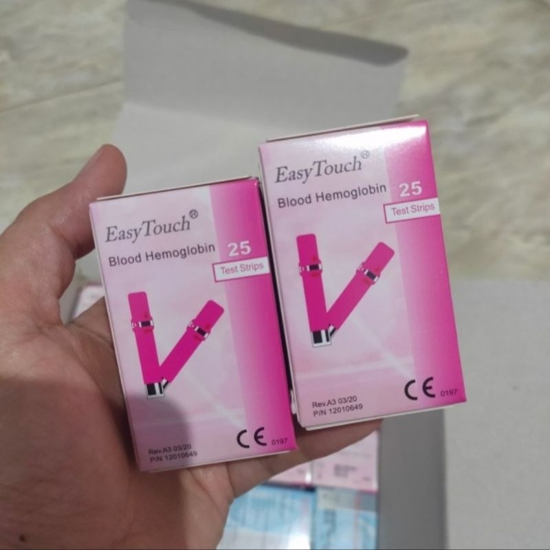 Jual Strip HB easy touch 25 strips hemoglobin strip test | Shopee Indonesia