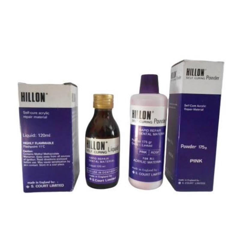 Jual Hillon Powder & Liquid Self Curing SC Dental Resin | Shopee Indonesia