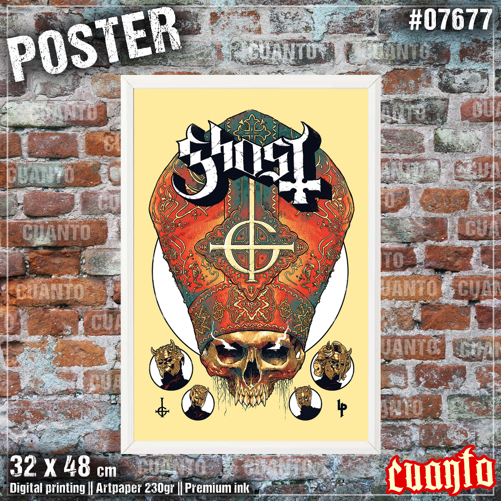 Jual Poster Band Heavy Metal Ghost | Shopee Indonesia