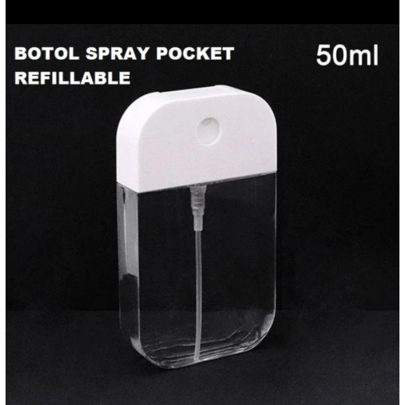Jual Botol Spray Pocket 50ml / Botol Spray Model Card | Shopee Indonesia