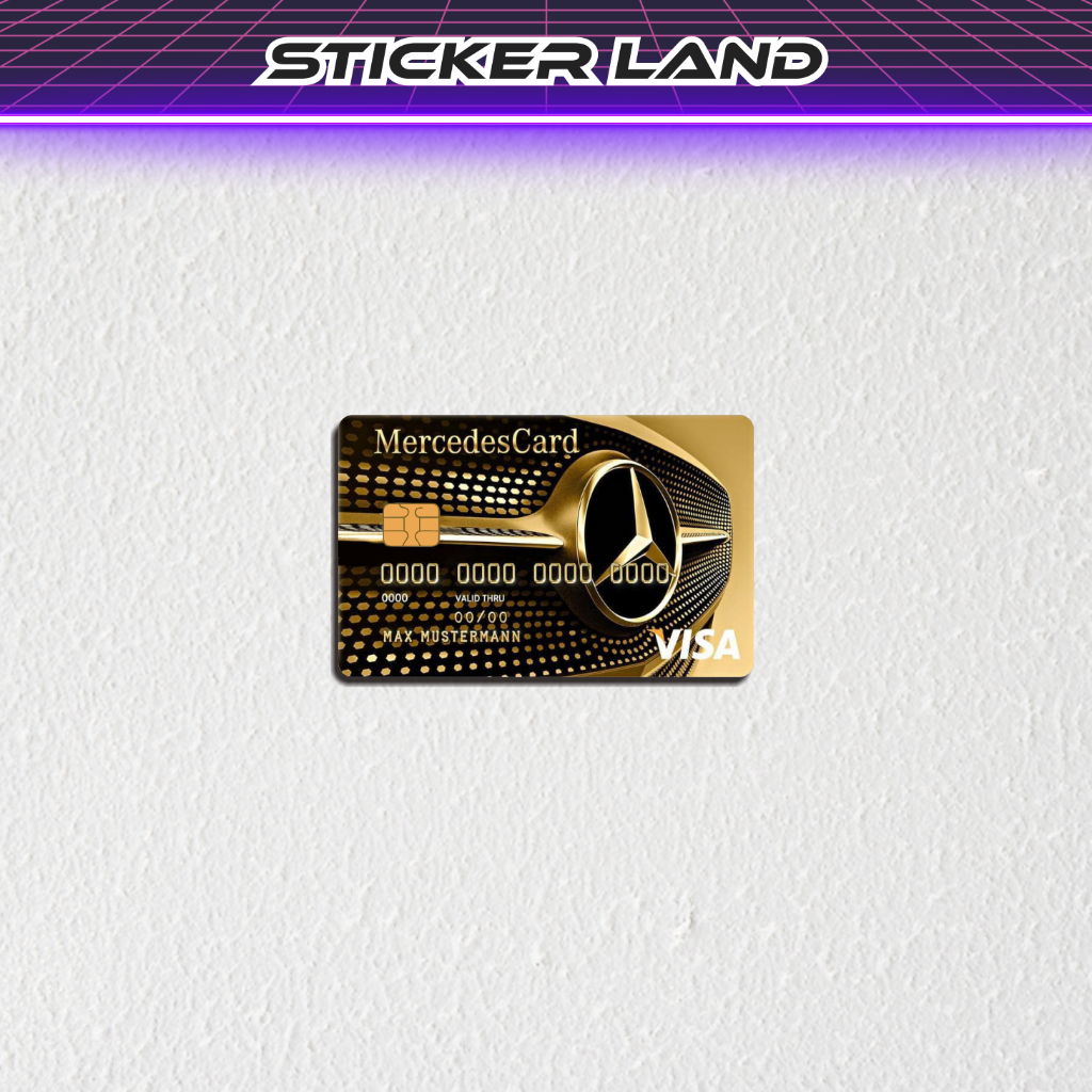 Jual Stiker ATM Fake Mercedes Card - Stiker Kartu ATM Vinyl Emoney ...