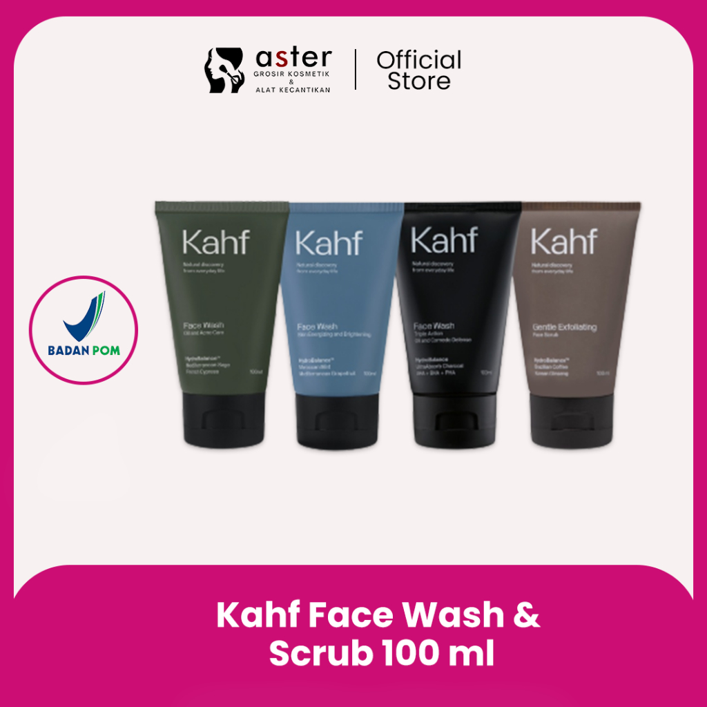 Jual Aster Kosmetik - Kahf Face Wash 100 ml | Shopee Indonesia