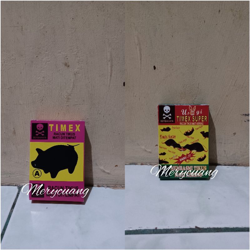 Jual RACUN TIKUS SUPER TIMEX AMPUH BASMI TIKUS MATI KERING 1 Box ...