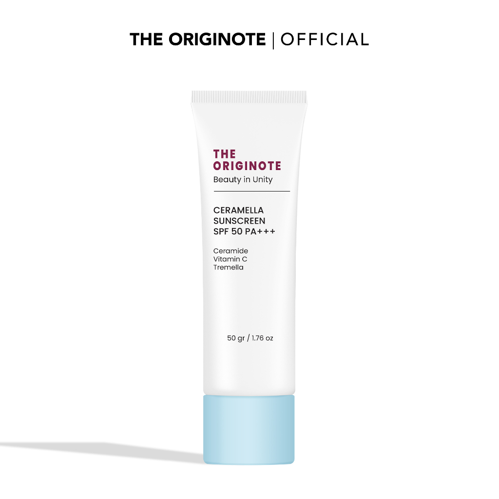 Jual The Originote Ceramella Sunscreen SPF50 PA+++ Serum Sunscreen ...