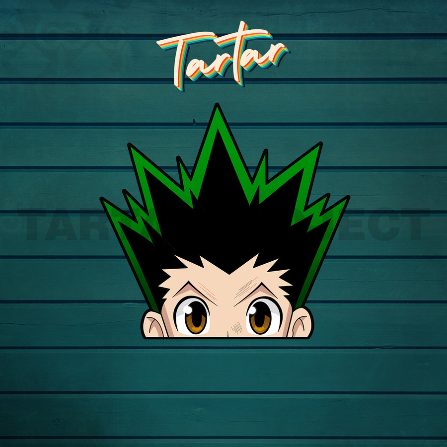 Jual Sticker Stiker Vinyl - Anime Peeker Gon Freecss Hunter x Hunter ...