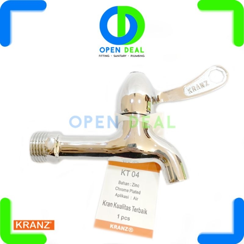 Jual Keran KT 04 1/2" KRANZ / Kran Air / Kran Tembok / Kran Engkol ...