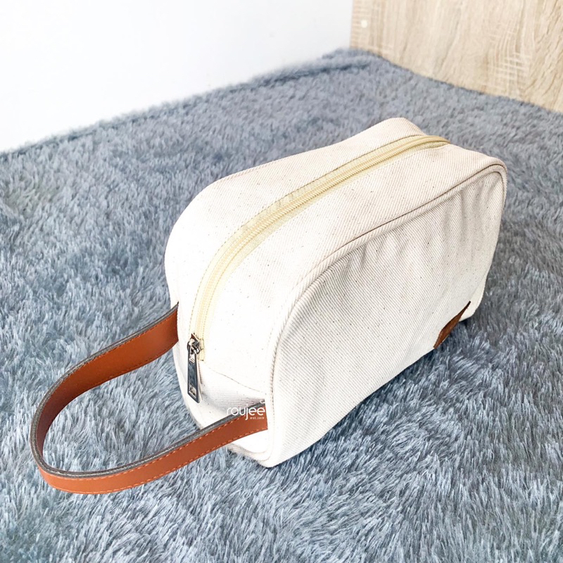 Jual ROUJEE - Quatro Pouch - Pouch Canvas Premium - Pouch Cantik ...