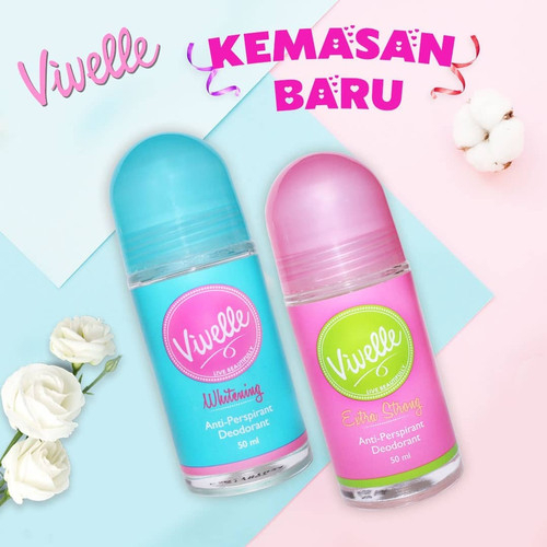Jual Vivelle Deodorant Roll On 50ml (Kemasan Baru) | Shopee Indonesia
