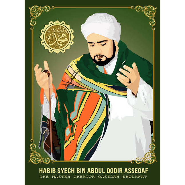 Jual Poster Hiasan Dinding-HABIB SYECH BIN ABDUL QODIR | Shopee Indonesia