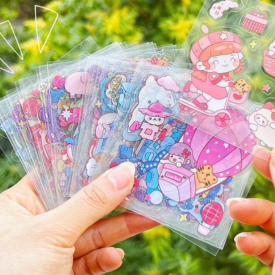 Jual stiker isi 100 lembar in box kecil stiker 100 lembar waterproof ...