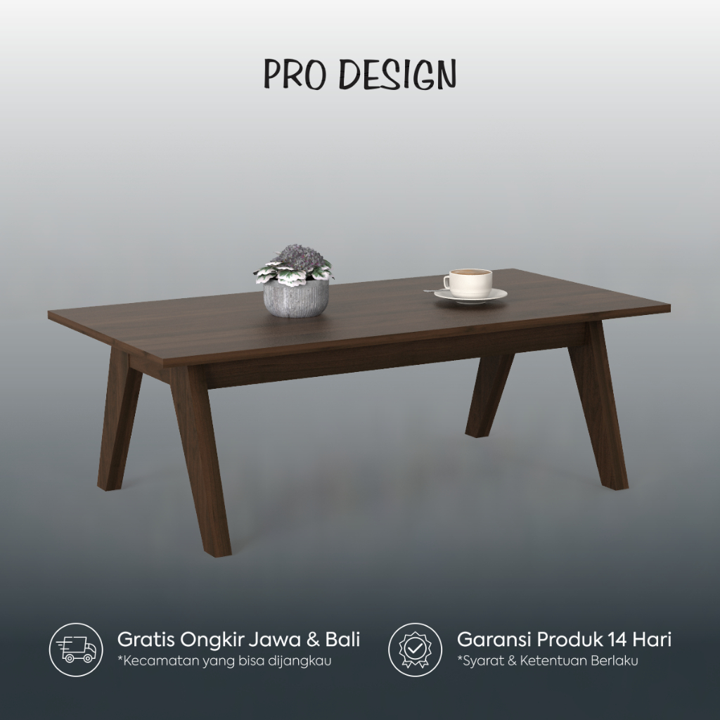 Jual Pro Design Balcan BLCCT 120 Meja Tamu | Shopee Indonesia