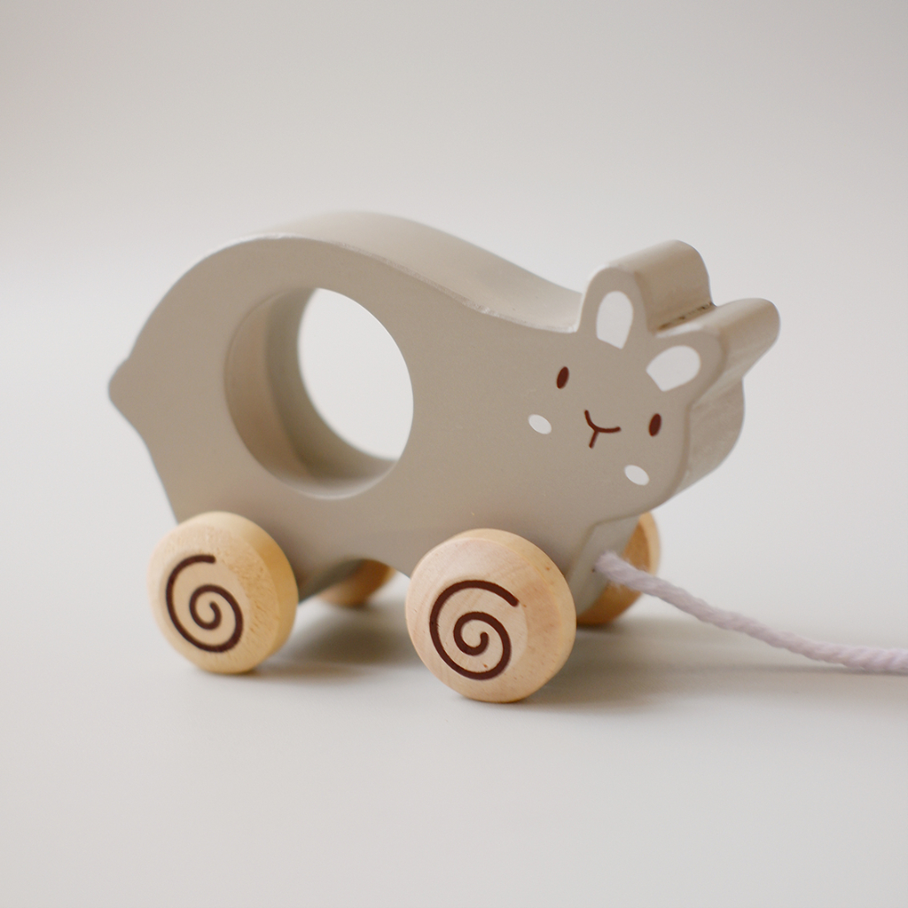 Jual Lettering and Life Pull Along Bunny Walking Toy - Baby Toddler ...