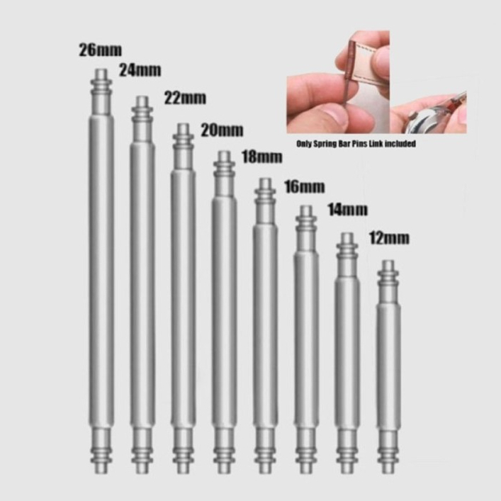 Jual [ Tebal 1.8mm ] Spring Bar Watch Strap Pin Pen Besi Baja Tebal ...