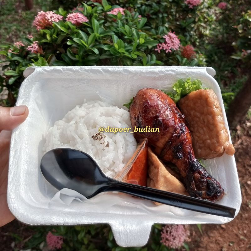 Jual paket nasi ayam bakar tempe tahu / paket nasi ayam bakar / paket jumat berkah | Shopee ...