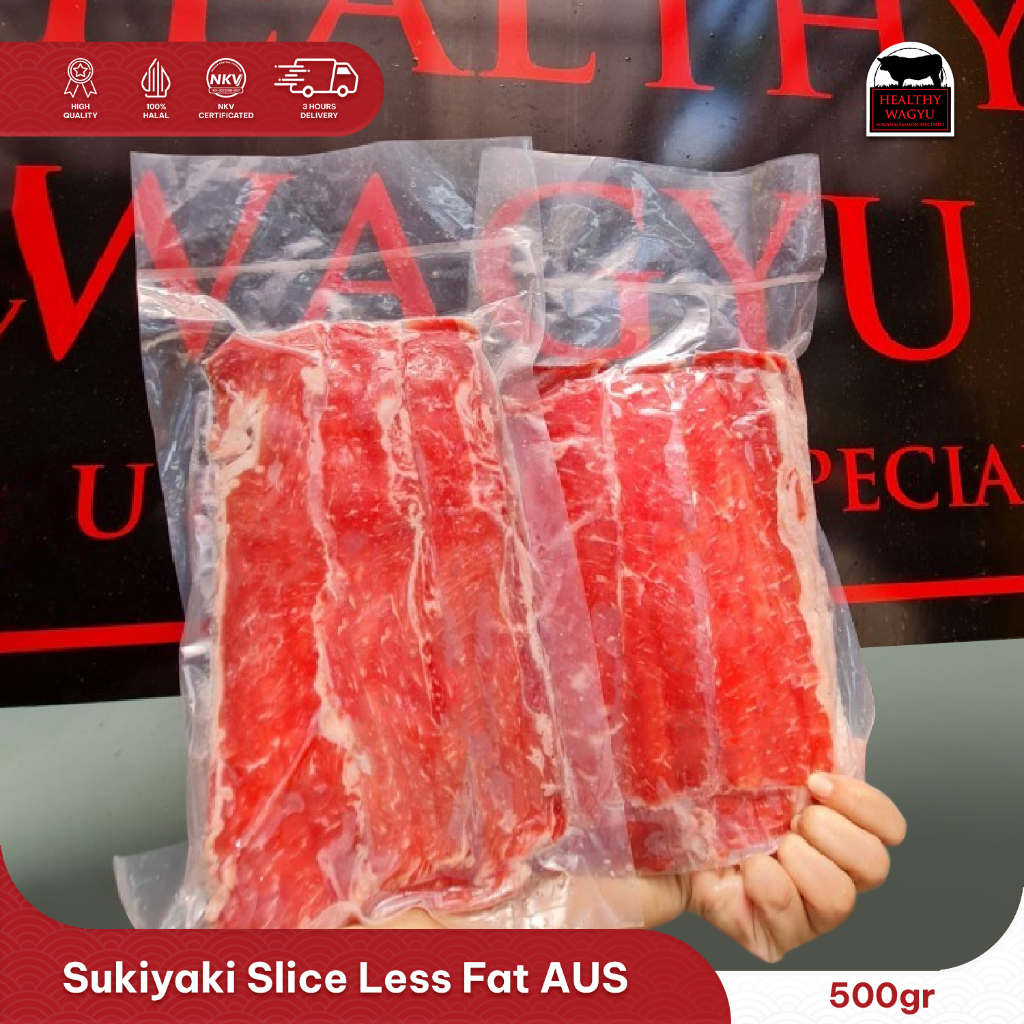 Jual Sukiyaki Slice Beef Slice Daging Sapi Iris Tipis Sedikit Lemak ...