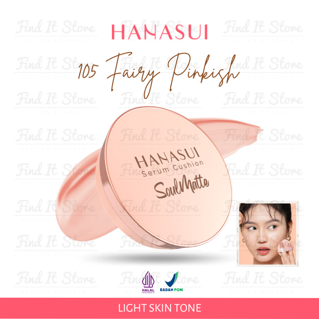 Jual Hanasui Serum Cushion Soulmatte | Foundation | Matte Finish ...