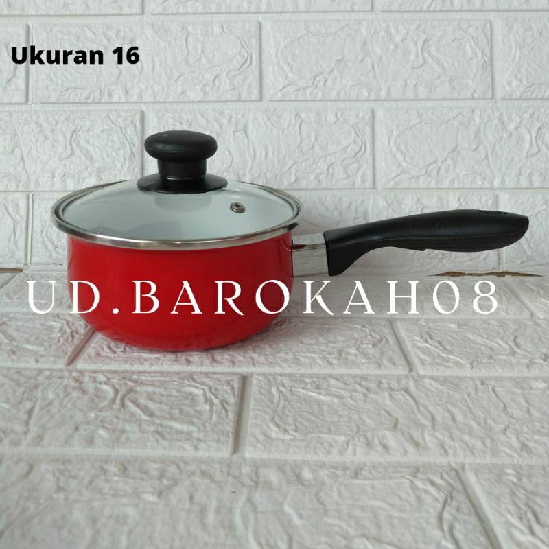 Jual PANCI SUSU 16 / SAUCE PAN UKURAN 16 | BAHAN ENAMEL | Shopee Indonesia