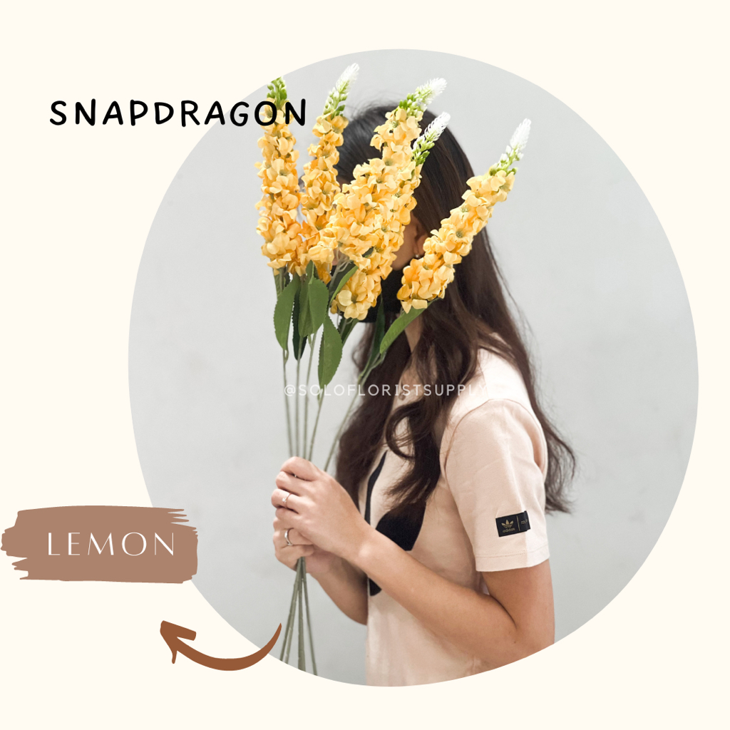 Jual SNAPDRAGON Artificial Flocking Hyacinth Bunga Palsu Sedap Malam ...