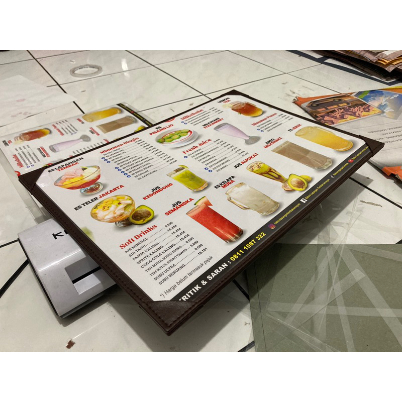 Jual BUKU MENU SELIPAN UKURAN A3 | Shopee Indonesia