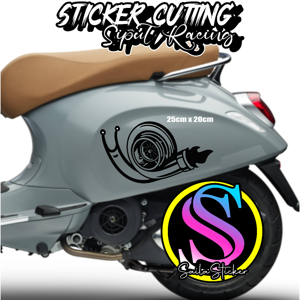 Jual 164/STICKER CUTTING/STICKER MOTIF SIPUT RACING/STICKER MOTOR ...