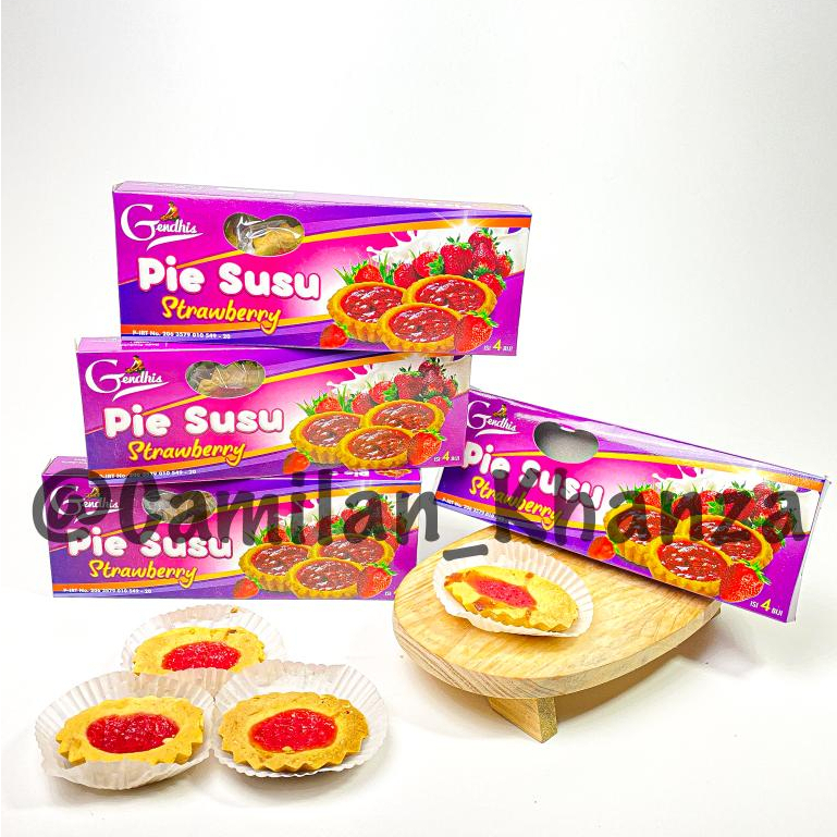 Jual Pie Susu Rasa STROBERI BLUEBERRY KEJU COKLAT APEL DURIAN Khas Kota ...