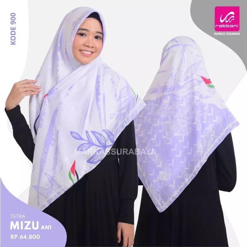 Jual PROMO!! Hijab Rabbani segi empat motif [BISA COD] | Shopee Indonesia