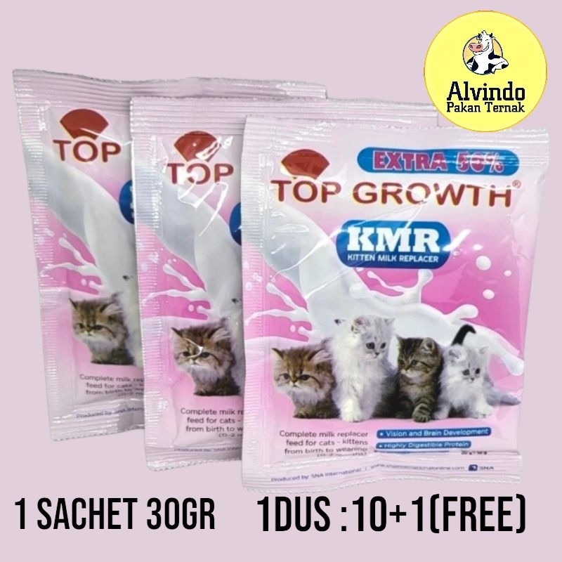 Jual Susu Kucing TOP GROWTH 30gr Kitten Milk Replacer ecer kemasan ...