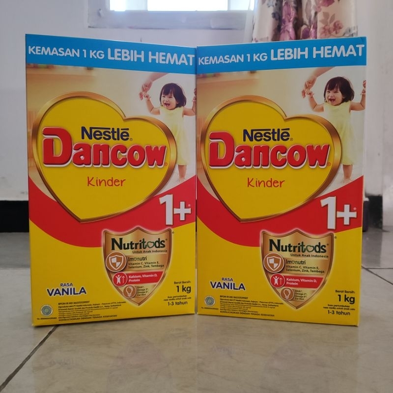 Jual Nestle Dancow 1+ rasa Madu & vanilla 1-3 tahun kemasan box 1kg exp ...