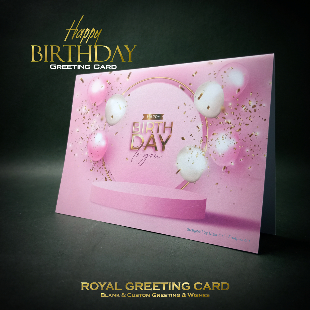 Jual Kartu Ucapan Ulang Tahun Happy Birthday Greeting Card Best Wishes ...