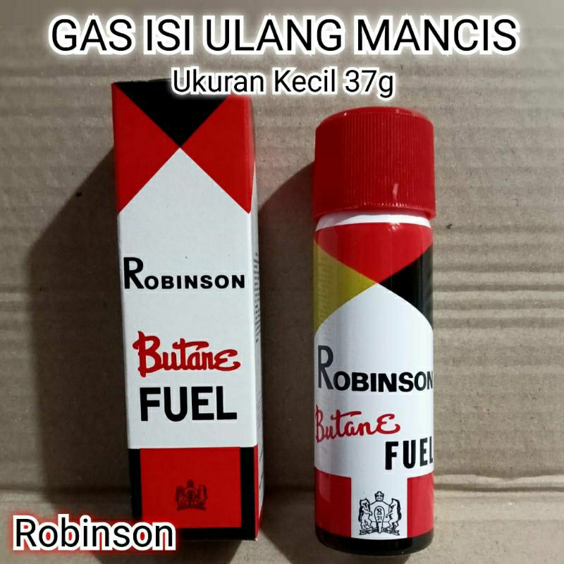 Jual GAS ISI ULANG kecil ROBINSON 37g Butane Refill korek api mancis 37 ...