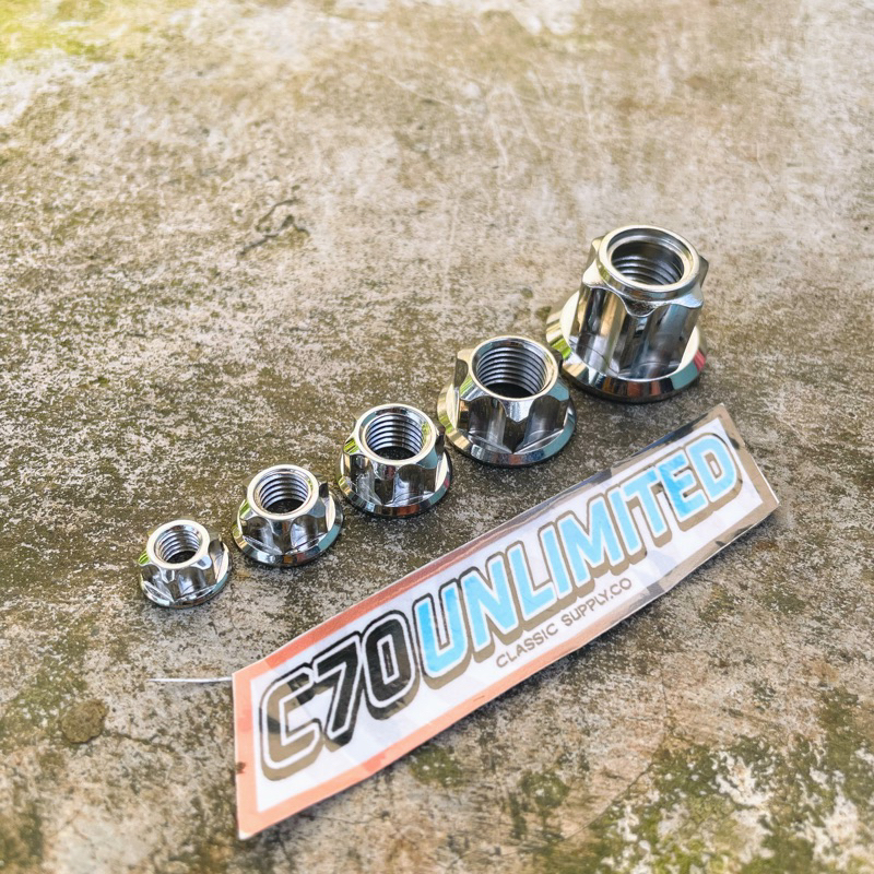 Jual Mur probolt m5 m6 m8 m10 m12 m14 mur stainless by compayu | Shopee ...